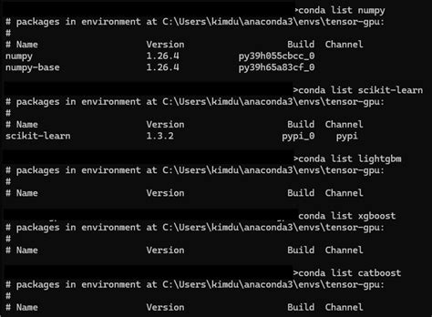 Conda List Xxx Conda List Xxx