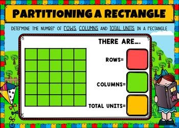 Partitioning Rectangles Rows Columns 2nd Grade Geometry Google Slides