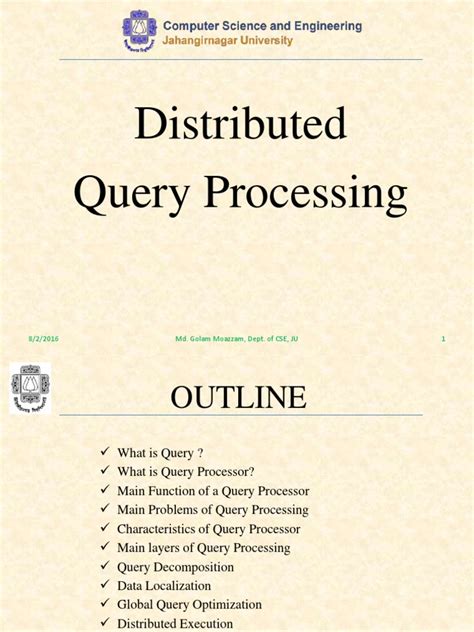 An In Depth Examination Of Distributed Query Processing Pdf