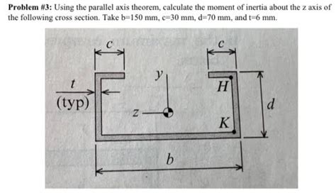 Solved Problem 3 Using The Parallel Axis Theorem