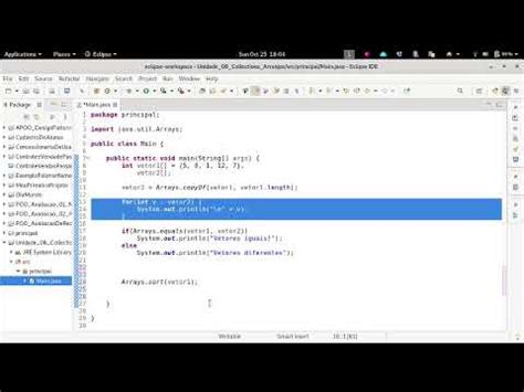 POO Unidade Collections Exemplo Arranjos YouTube