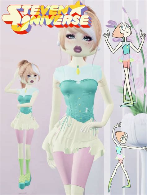 DTI Dress To Impress Theme Cosplay Steven Universe Pearl I