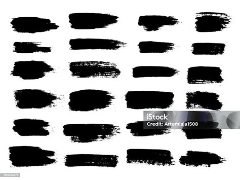 그린 그런 지 줄무늬 세트입니다 블랙 라벨 배경 페인트 텍스처 브러시 스트로크 벡터입니다 수 제 디자인 요소입니다 벡터 0명에