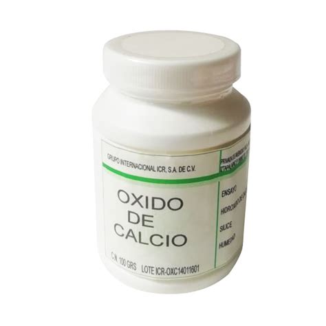 Oxido De Calcio 500 G Icr Grupo Jafs