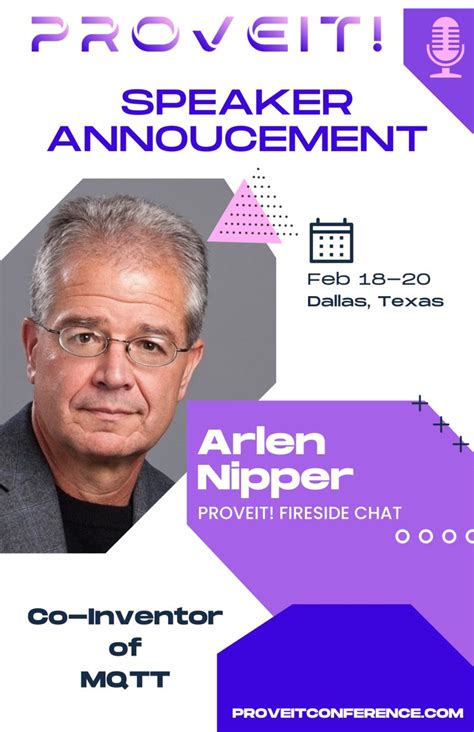 Ricardo Santos On Linkedin The Co Inventor Of Mqtt Will Be A Speaker