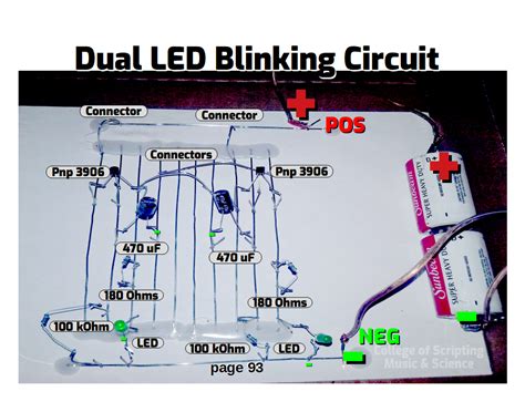 Dual Led Blinking Circuit Papercliptronics