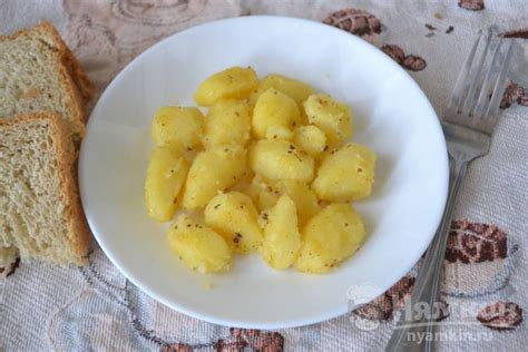 Отварная картошка с румяной корочкой рецепт пошаговый с фото - Nyamkin.RU