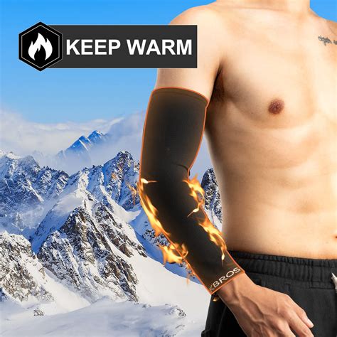 Rockbros Cycling Arm Warmers For Men And Women Thermal Knit Arm Sleeves