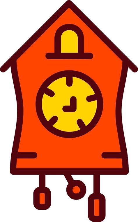 Cuckoo Clock Vector Icon 17018417 Vector Art At Vecteezy