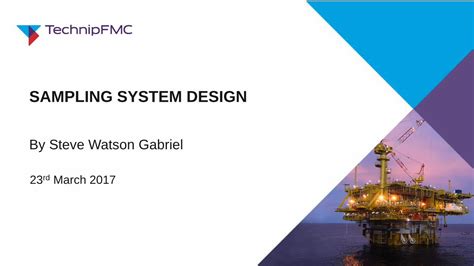Pdf Sampling System Design Nfogm · Sampling System Overview Take Off Nozzle Api Mpms Ch