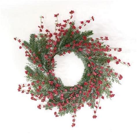 Sparkling Red Berries And Mixed Greens Candle Ring 65 The Fox Decor