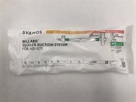 Avanos 2205 Ballard Closed Suction System For Adults 46m 14f 10box