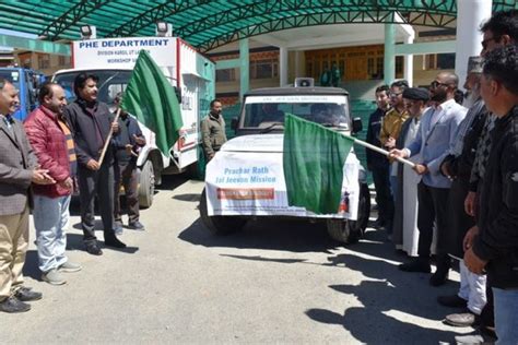Jal Jeevan Mission Cec Kargil Flags Off Prachar Rath Workshop Van