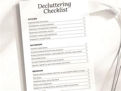 Decluttering Checklist Your Room By Room Guide Organize Every Room