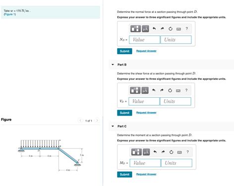 Solved Take W N M Figure Determine The Normal Chegg