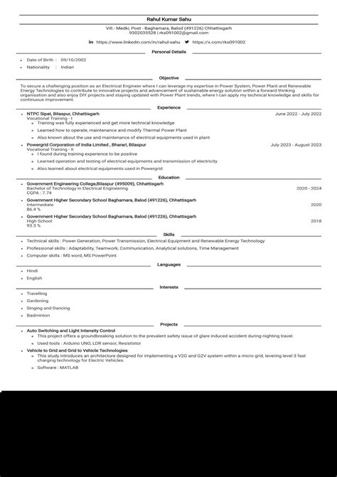Rahul Kumar Sahu On Linkedin Dear Hiring Team Im Sharing My Cv I
