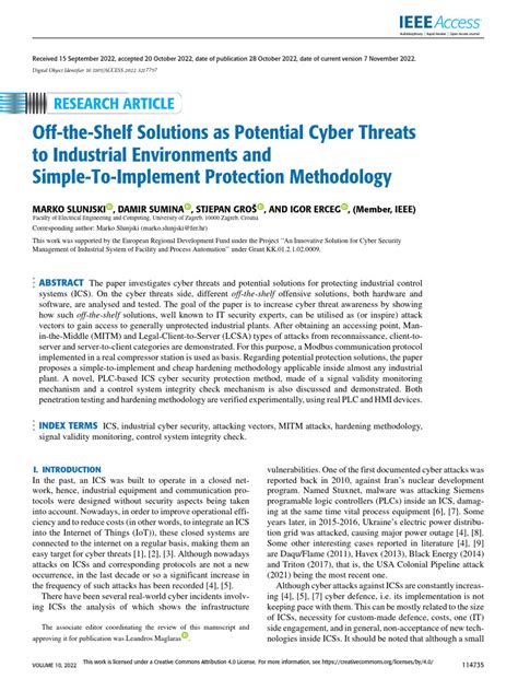 Off The Shelf Solutions As Potential Cyber Threats To Industrial Environments And Simple To
