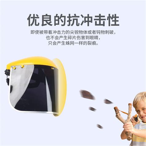 头戴防护面罩电氩弧焊厨房防油烟溅PVC耐酸碱防冲击轻便透明防爆 虎窝淘