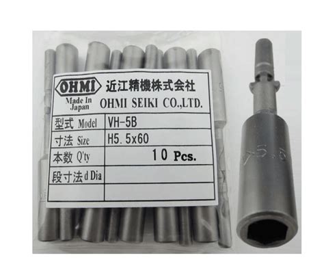 Đầu Vít Vặn Bulong H10 Ohmi Vh 5b H10x80 Dụng Cụ Cầm Tay Nhật Bản