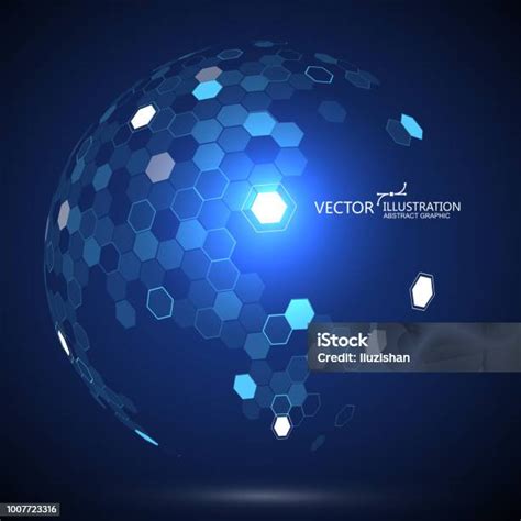 분자 구조는 3 차원 지구 과학 및 기술의 의미의 의미를 형성 했다 구에 대한 스톡 벡터 아트 및 기타 이미지 구 3차원 형태 데이터 Istock