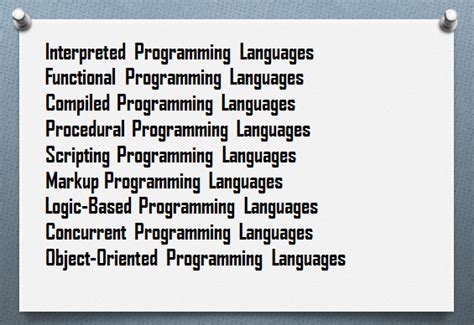 Programming Language Is A Notation For Writing Programs Which Are
