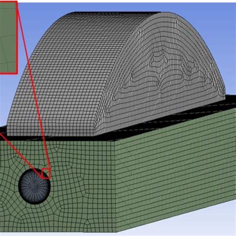Computational Grid Used In The Cfd Simulations Download Scientific