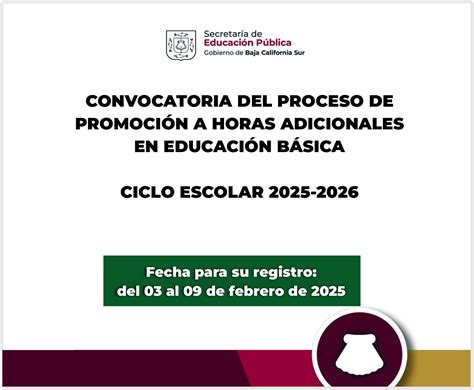 Secretaría De Educación Pública De Baja California Sur ⭕convocatoria