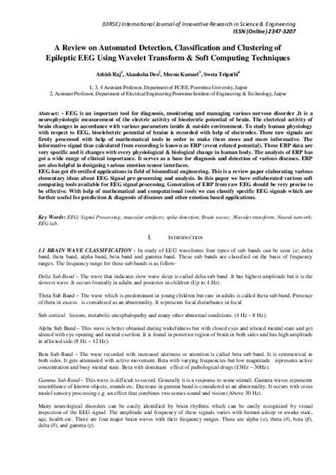 Pdf A Review On Automated Detection Classification And Clustering Of