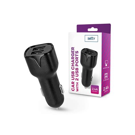 Setty Xusb Setty Car Usb Charger With Usb Ports V A