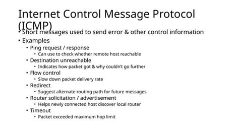 ip datagram structure icmp dhcp nat introduction ppt