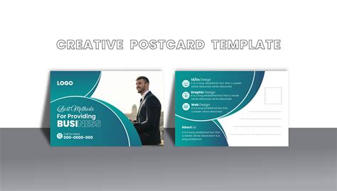 Creative Modern Post Card Design Template Design Behance Creative Modern Post Card Design Template Design Behance