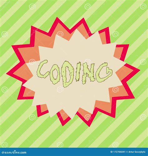 Conceptual Hand Writing Showing Coding Business Photo Showcasing Assigning Code To Something