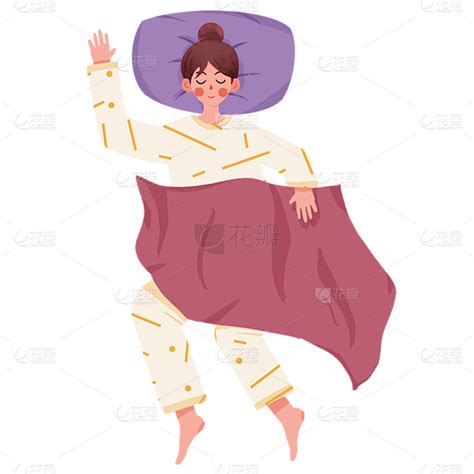 睡美容觉的可爱女孩