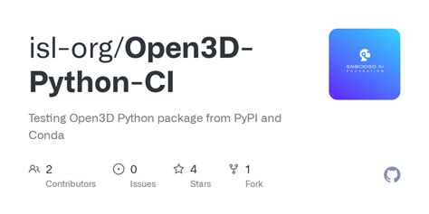 Github Isl Orgopen3d Python Ci Testing Open3d Python Package From