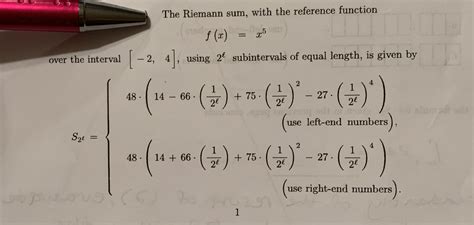 Answered The Riemann Sum With The Reference Bartleby