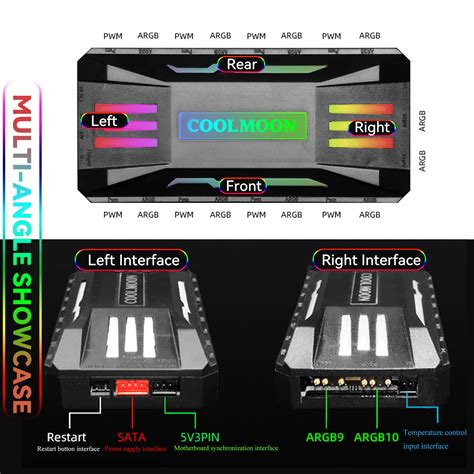 Mua FelRelWel Computer Fan Temperature ARGB Controller Integrator Remote Control Computer ARGB