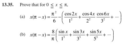 Solved Prove that for 0xπ a Chegg com