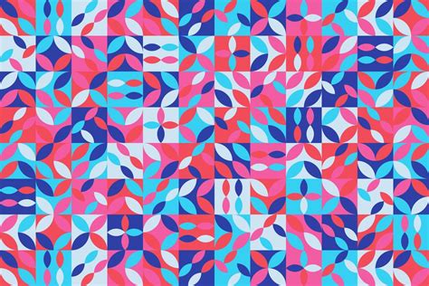 Colorful Geometric Shape Mosaic Pattern Background 16473827 Vector Art
