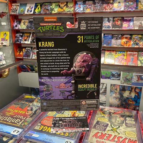 Krang Bubble Walker Teenage Mutant Ninja Turtles Bst Axn Action Figures Tmnt Mondo