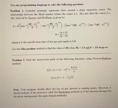 Solved Use Any Programming Language To Solve The Following