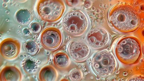 A Stunning Abstract Image Of Stomata Resembling A Sea Of Overlapping