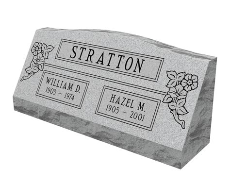 Slant Headstones Slant Memorials Slant Gravestones Gravestones And