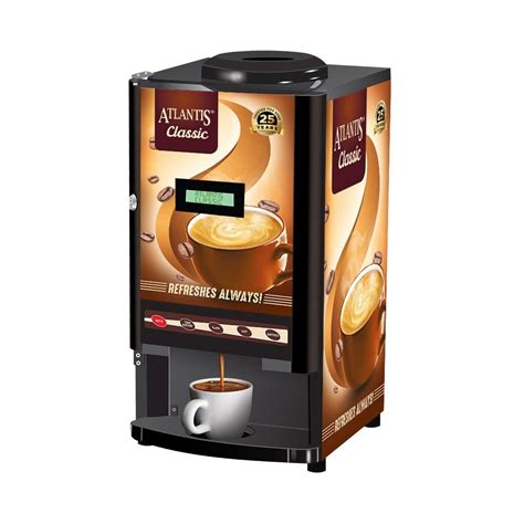 Stainless Steel Atlantis Classic Tea Coffee Vending Machine For Cafe
