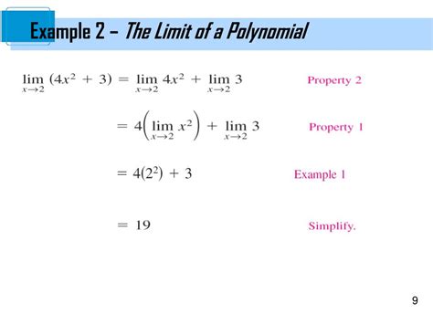 Properties Of Limits