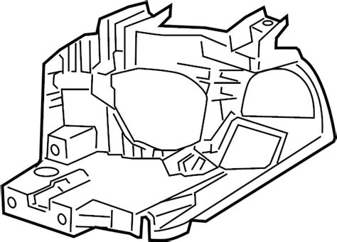 Chevrolet Cobalt Headlight Bracket Lower 16532519 Gm Parts Outlet Eastpointe Mi