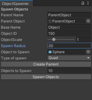 GitHub Kerfur UnityObjectSpawner Simple Object Spawner Tool For Unity