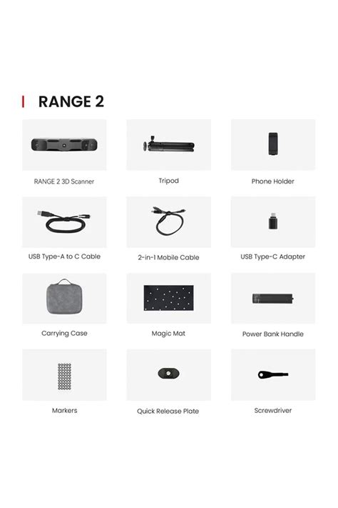 Revopoint 3d Scanner Range 2 Standart Paket