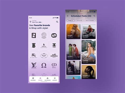 Brands And Posts Page Ui Ux Design Howtodress By Zulqurnain Haider In 2024 Ui Ux Design App