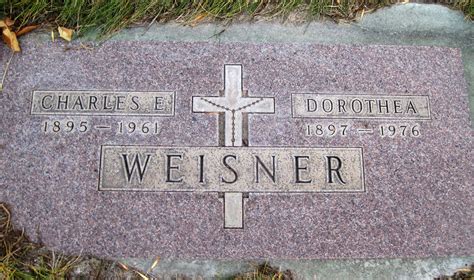 Dorothea Elizabeth Wolfe Weisner 1897 1976 Find A Grave Memorial