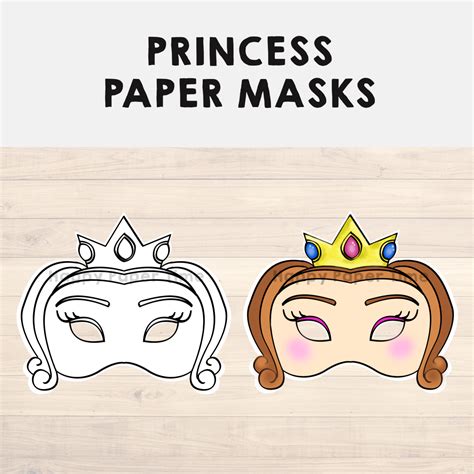 Princess Mask Printable